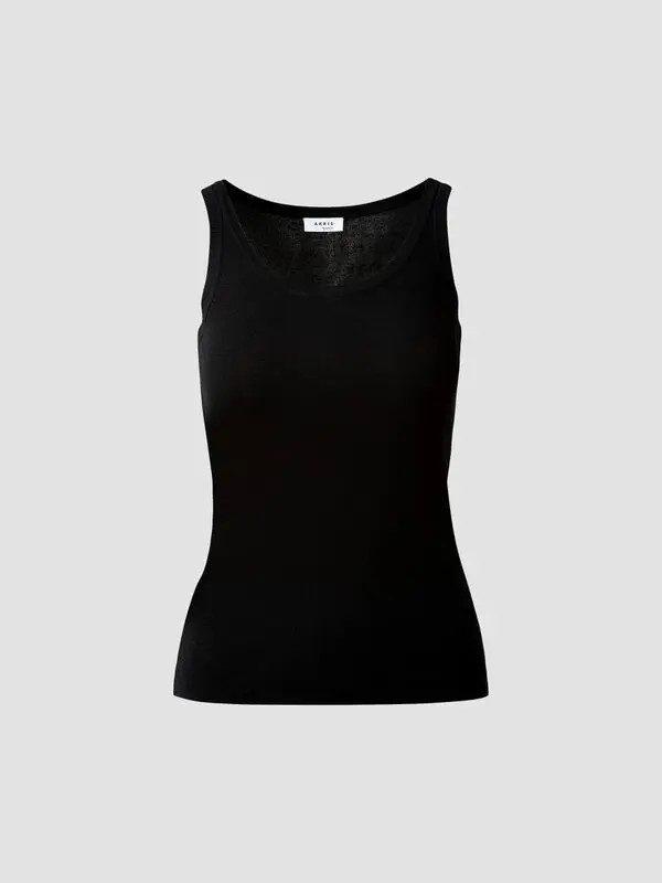 Akris Elets Wool Tank Top - Black