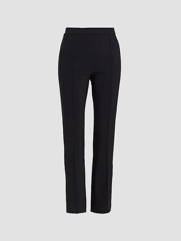 Chiara Boni La Petite Robe Nuccia Stretch Jersey Crop Pants - Black
