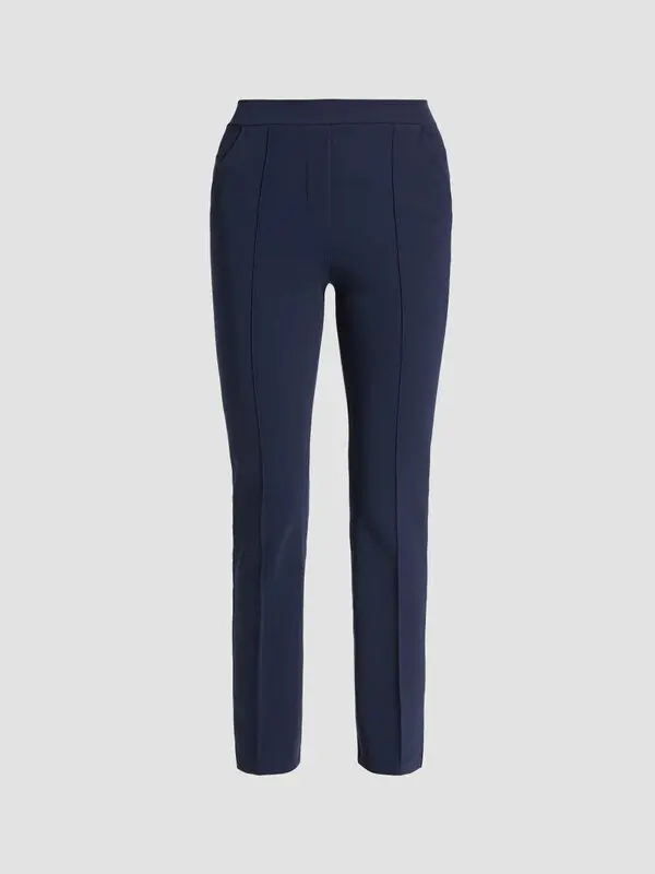 Chiara Boni La Petite Robe Nuccia Stretch Jersey Crop Pants - Navy