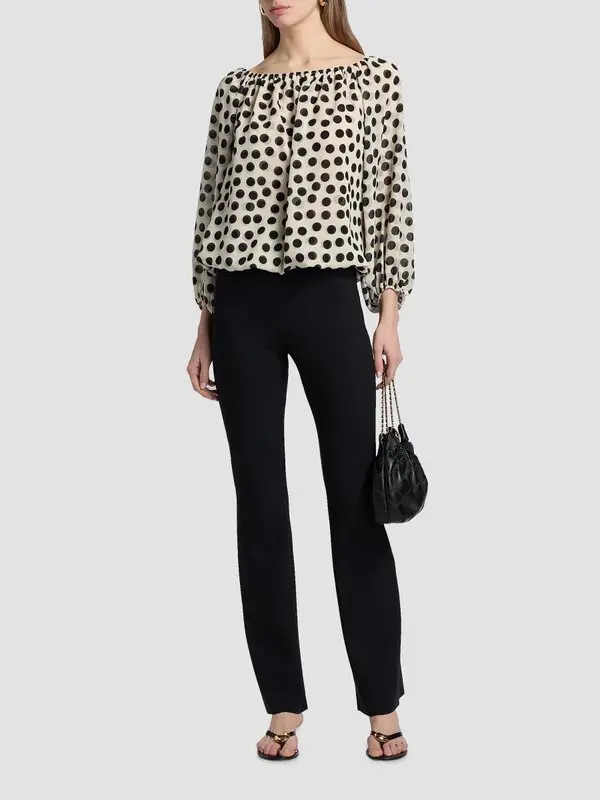 Chiara Boni La Petite Robe Venusette Wide-leg Pants - Black
