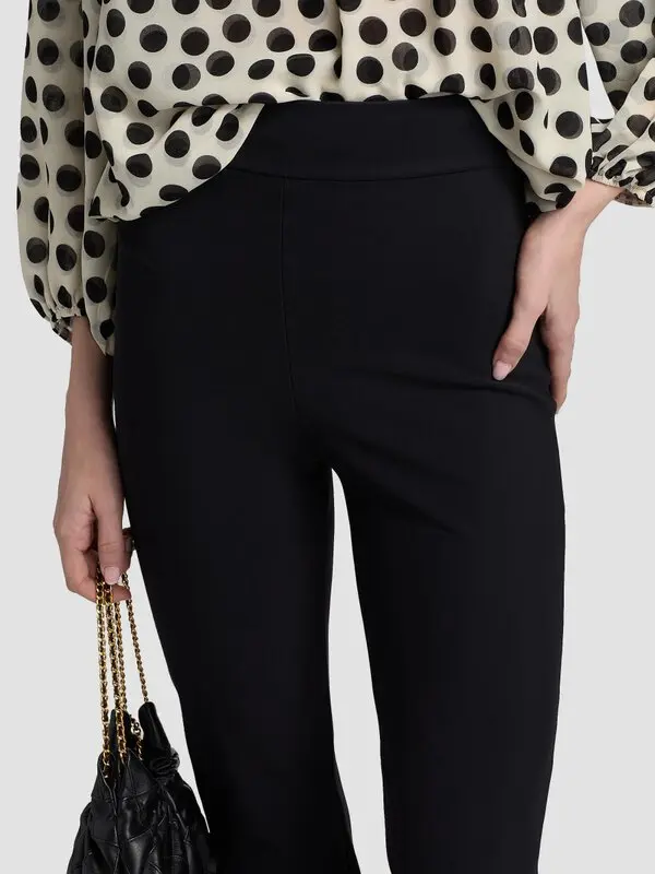 Chiara Boni La Petite Robe Venusette Wide-leg Pants - Black