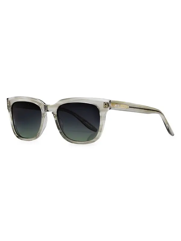 Barton Perreira Chisa 52mm Rectangular Sunglasses - Grey