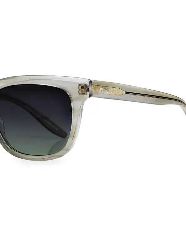 Barton Perreira Chisa 52mm Rectangular Sunglasses - Grey