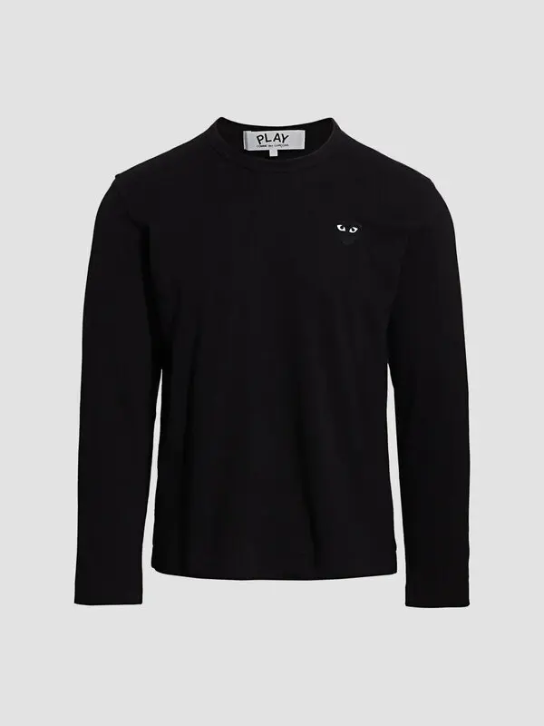 Play Comme Des Garcon Graphic Heart Long-sleeve Tee