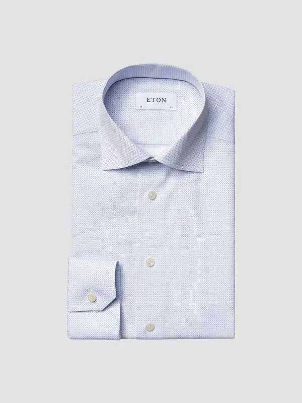 Eton Slim-fit Micro Floral-print Dress Shirt