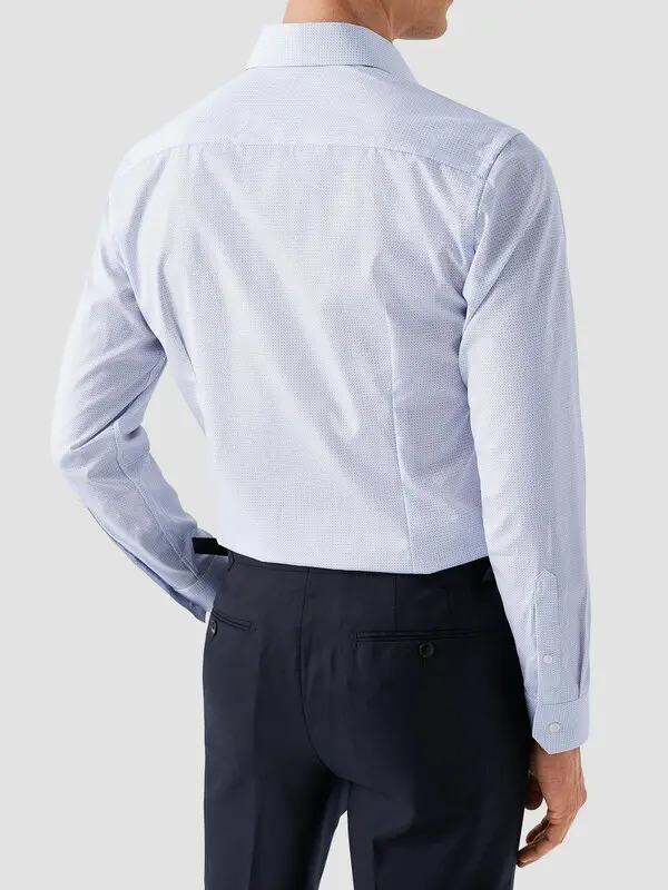 Eton Slim-fit Micro Floral-print Dress Shirt