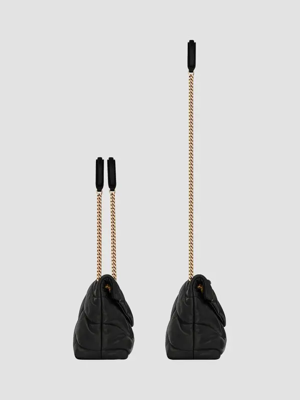Saint Laurent Puffer Shoulder Bag - Noir