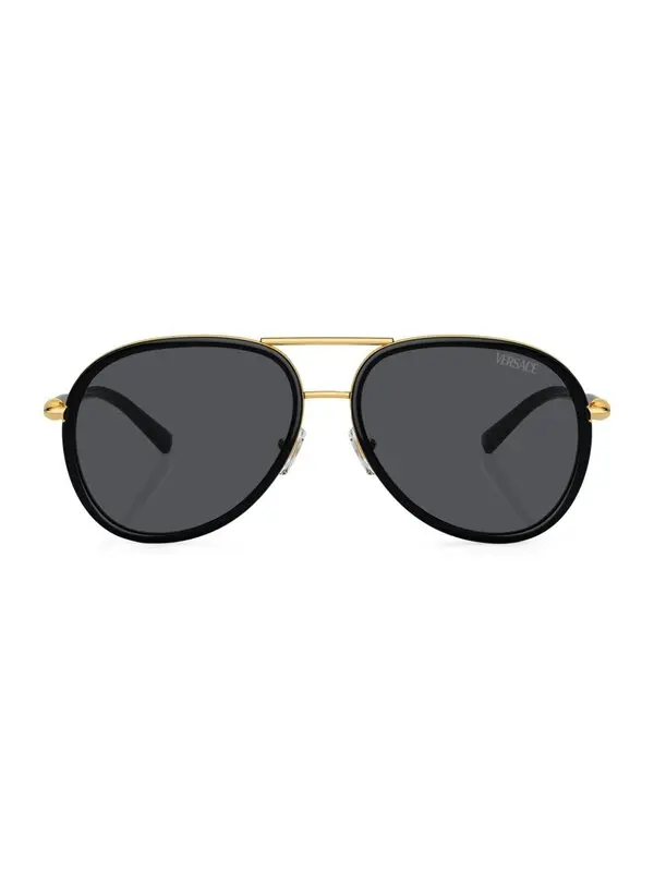 Versace 60mm Aviator Sunglasses