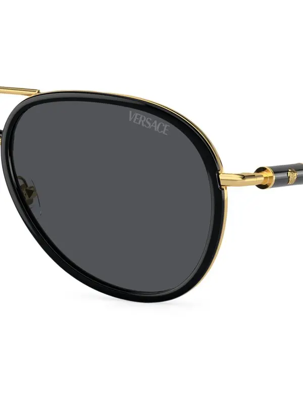 Versace 60mm Aviator Sunglasses