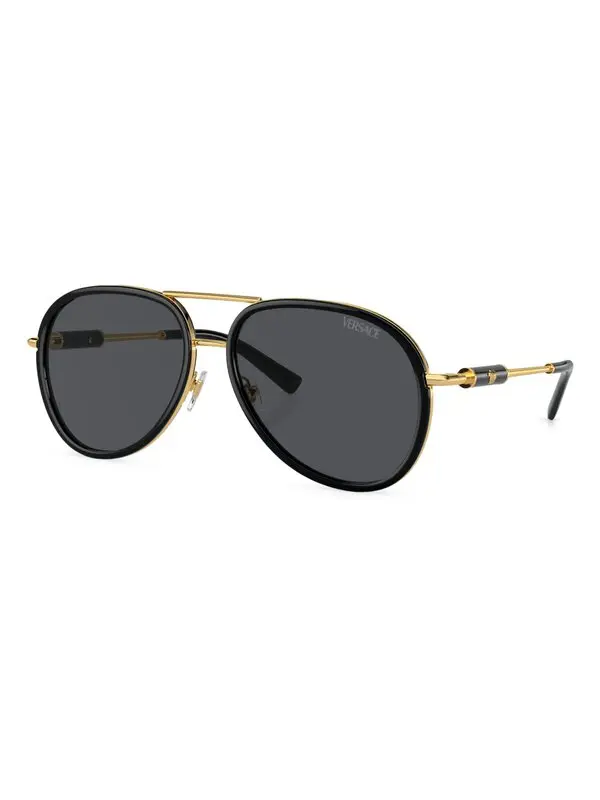 Versace 60mm Aviator Sunglasses