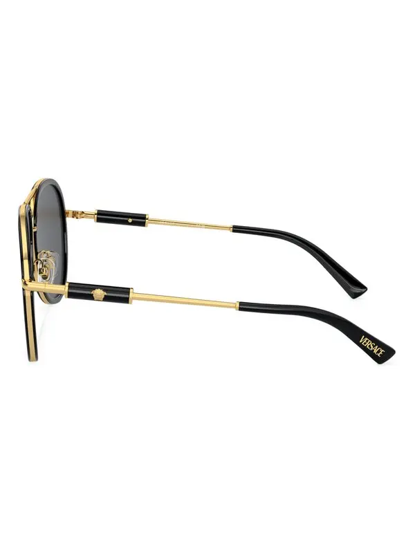 Versace 60mm Aviator Sunglasses