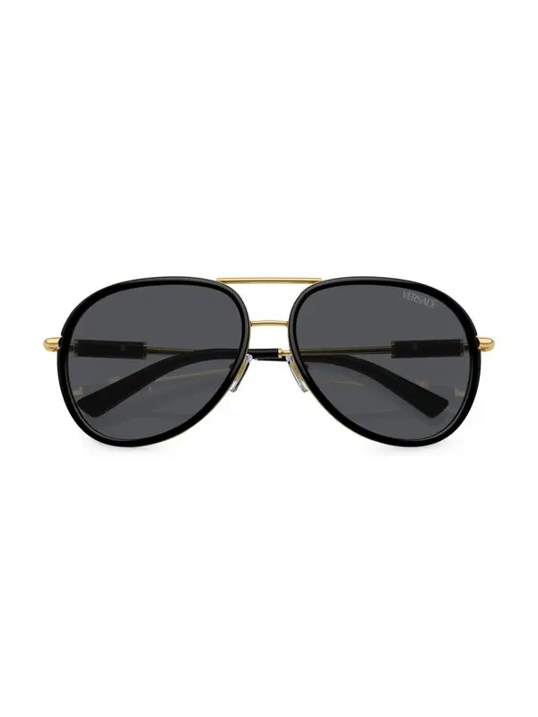 Versace 60mm Aviator Sunglasses