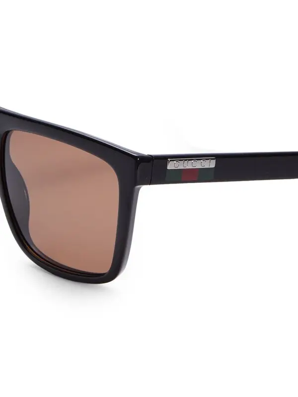 Gucci 59mm Rectangular Injection Sunglasses