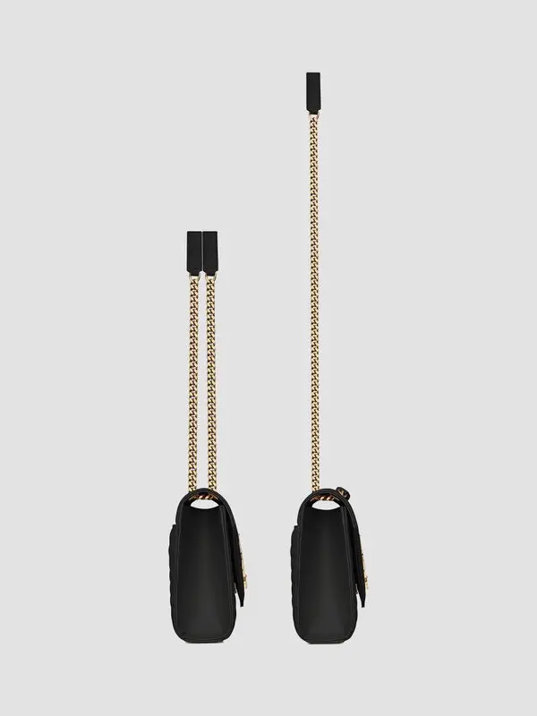 Saint Laurent Envelope Shoulder Bag - Black