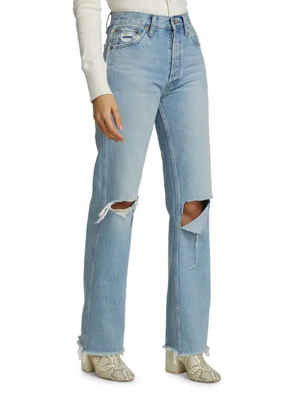 RE/DONE 90s High-rise Loose Straight Jeans