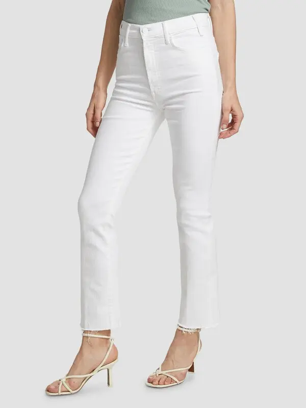 MOTHER The Hustler Ankle Frayed Jeans