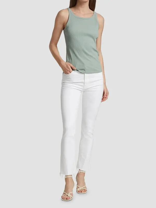 MOTHER The Hustler Ankle Frayed Jeans