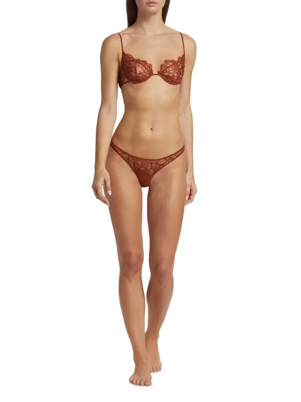Kiki De Montparnasse Coquette Lace Thong