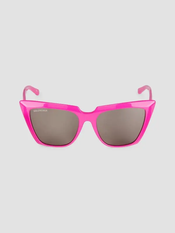 Balenciaga 55mm Squared Cat-eye Sunglasses