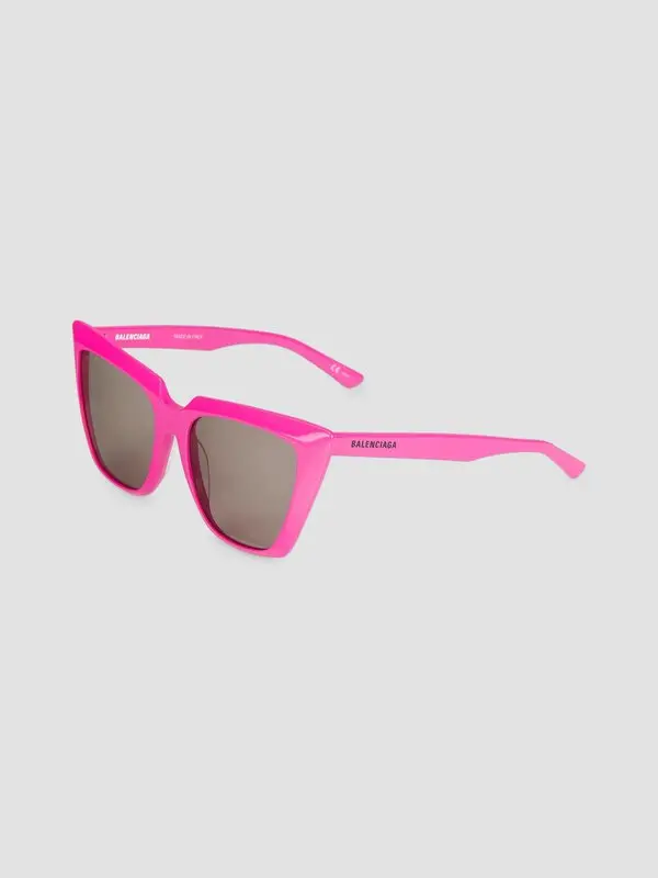 Balenciaga 55mm Squared Cat-eye Sunglasses