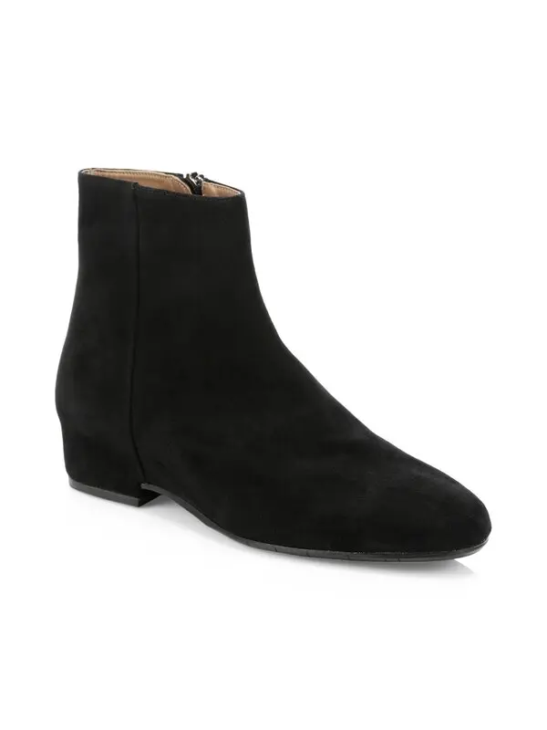 Aquatalia Ulyssaa Suede Ankle Boots - Black