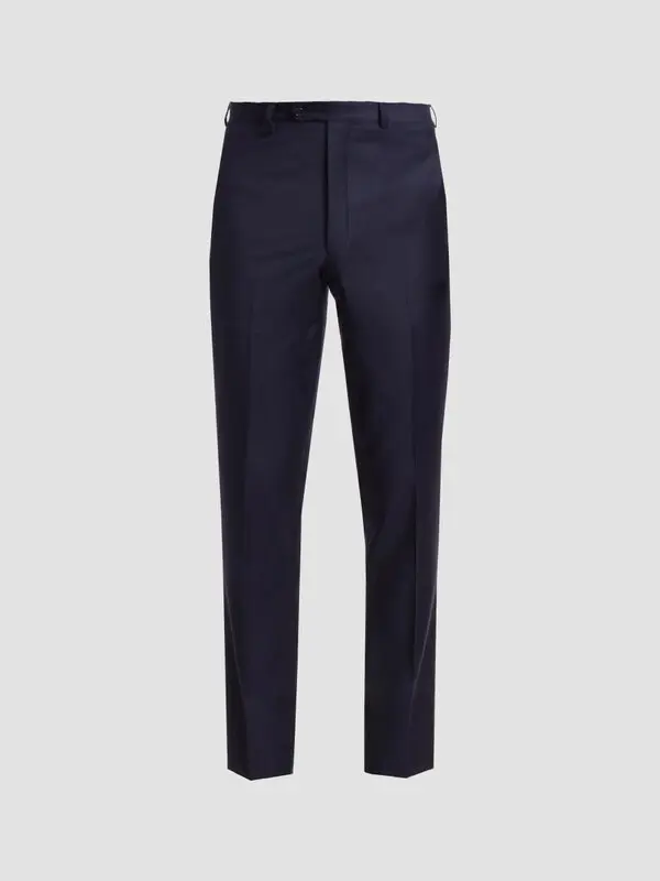 SAKS FIFTH AVENUE Collection Wool Trousers - True Navy