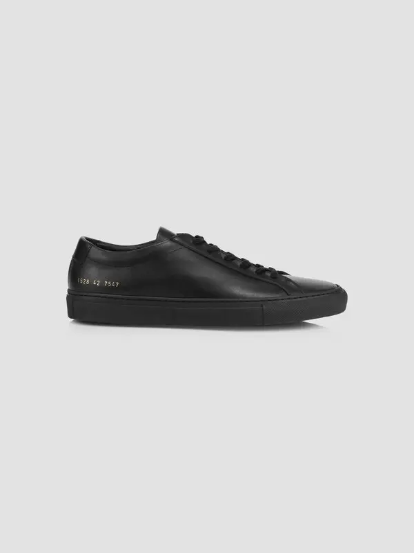 COMMON PROJECTS Original Achilles Leather Low-top Sneakers - Black