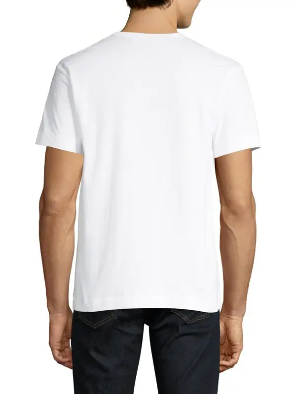 Play Comme Des Garcon Double Polka-dot Heart Tee