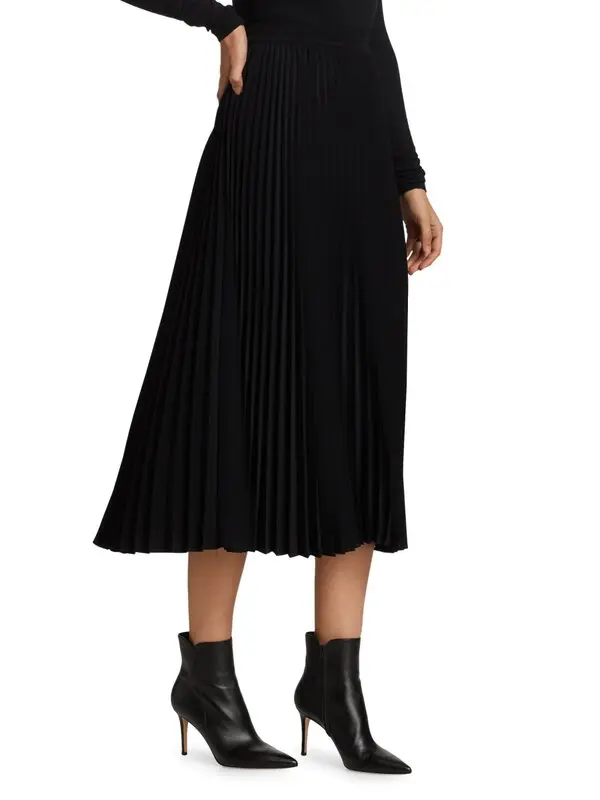 Co Essentials Elastic-waist Pleated Skirt