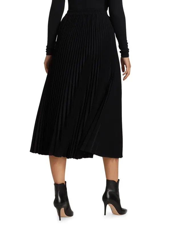 Co Essentials Elastic-waist Pleated Skirt