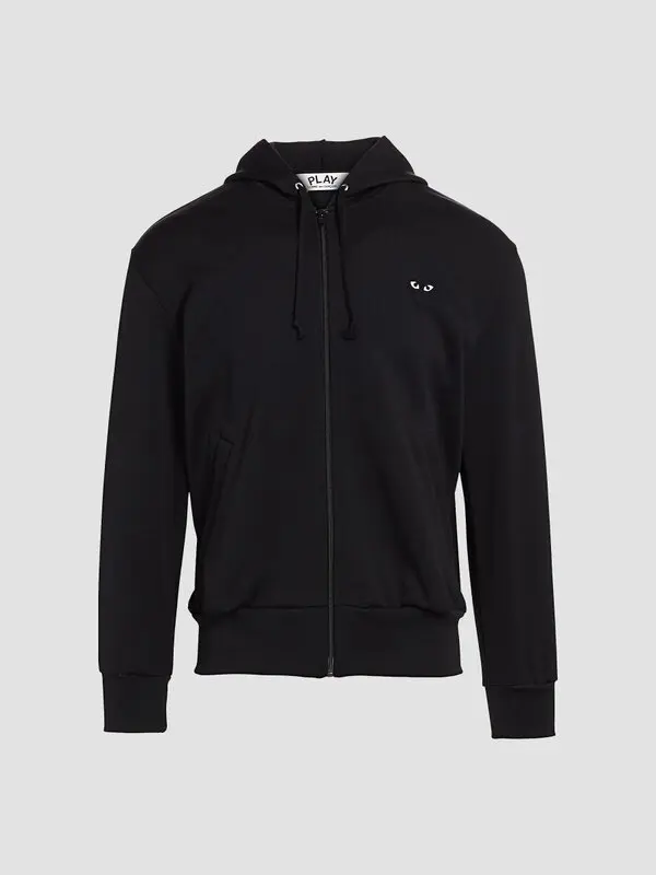 Play Comme Des Garcon Heart Hoodie - Black