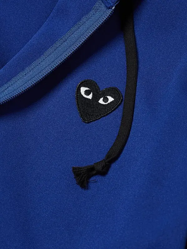 Play Comme Des Garcon Heart Hoodie - Navy