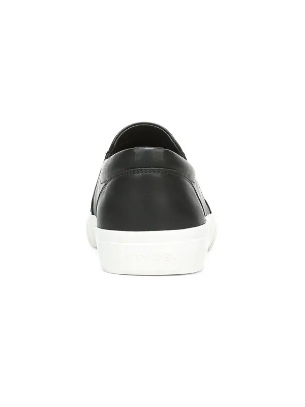 Vince Fletcher Leather Slip-on Sneakers