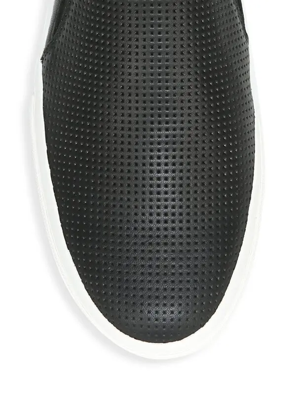 Vince Fletcher Leather Slip-on Sneakers