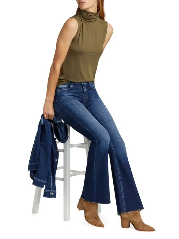 L'Agence Ceci Sleeveless Turtleneck