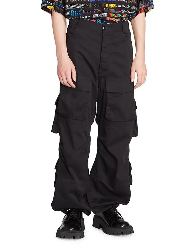 パンツ 21ss BALENCIAGA MULTI POCKET CARGO Cargo Pants in Black | Balenciaga US