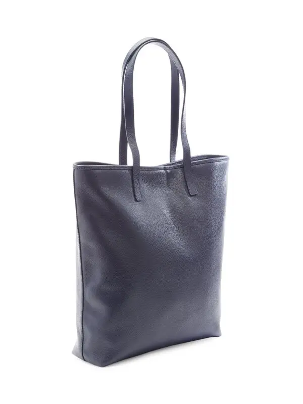 ROYCE NEW YORK Pebble Grain Tote Bag - Black