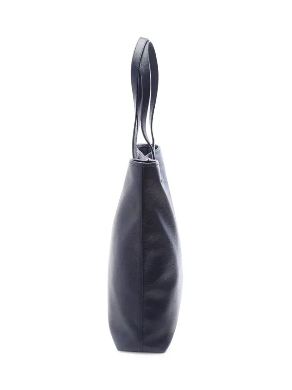 ROYCE NEW YORK Pebble Grain Tote Bag - Black