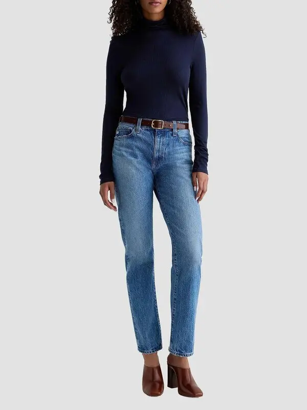 Ag Chels Cotton Turtleneck Sweater - Deep Trenches