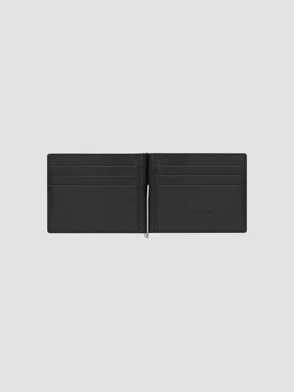 Saint Laurent Grain Leather Bifold Wallet