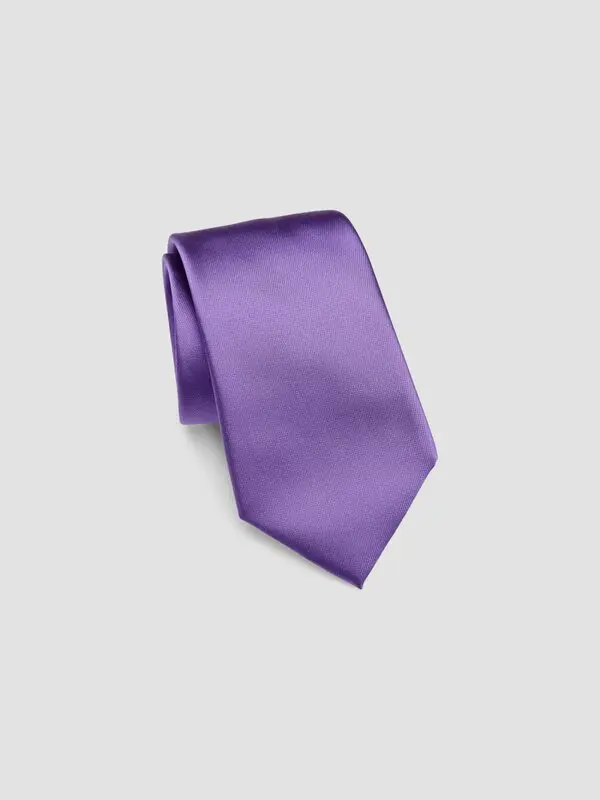 Ralph Lauren Purple Label Solid Silk Tie
