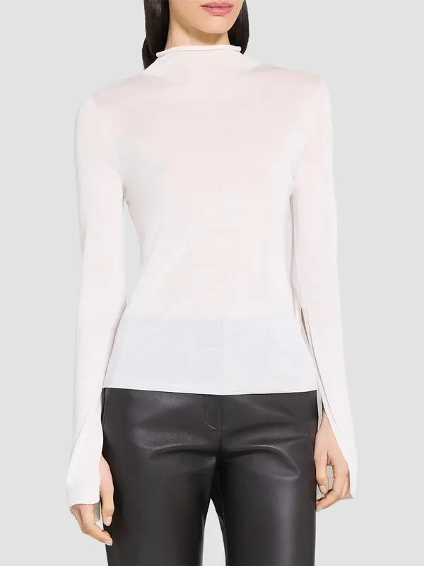 Theory Wool-blend Turtleneck Sweater