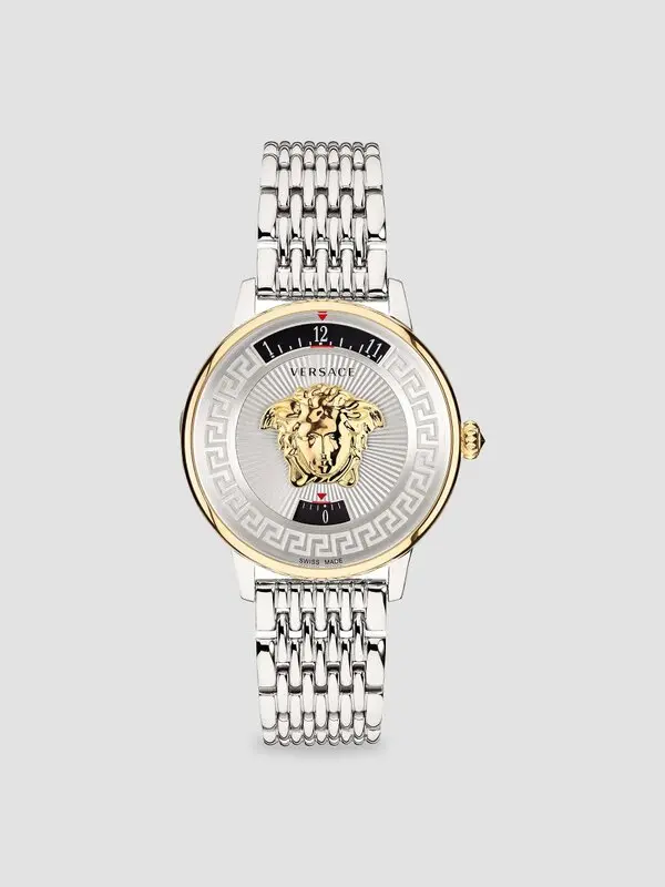 Versace Medusa Icon Stainless Steel Bracelet Watch
