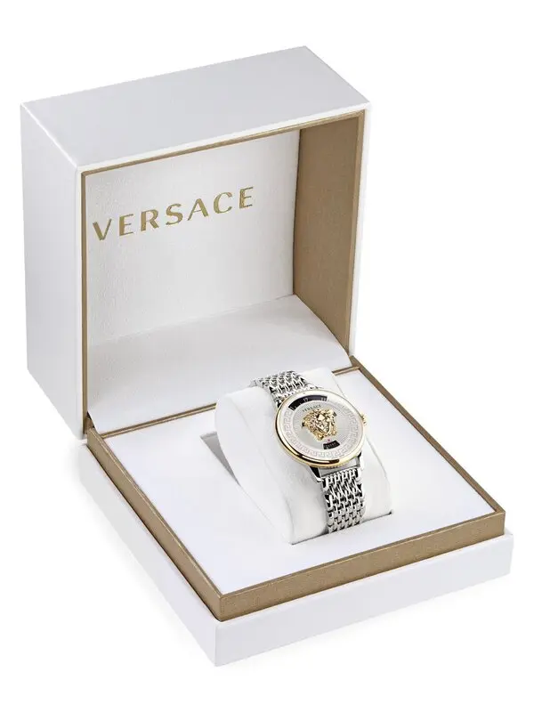 Versace Medusa Icon Stainless Steel Bracelet Watch