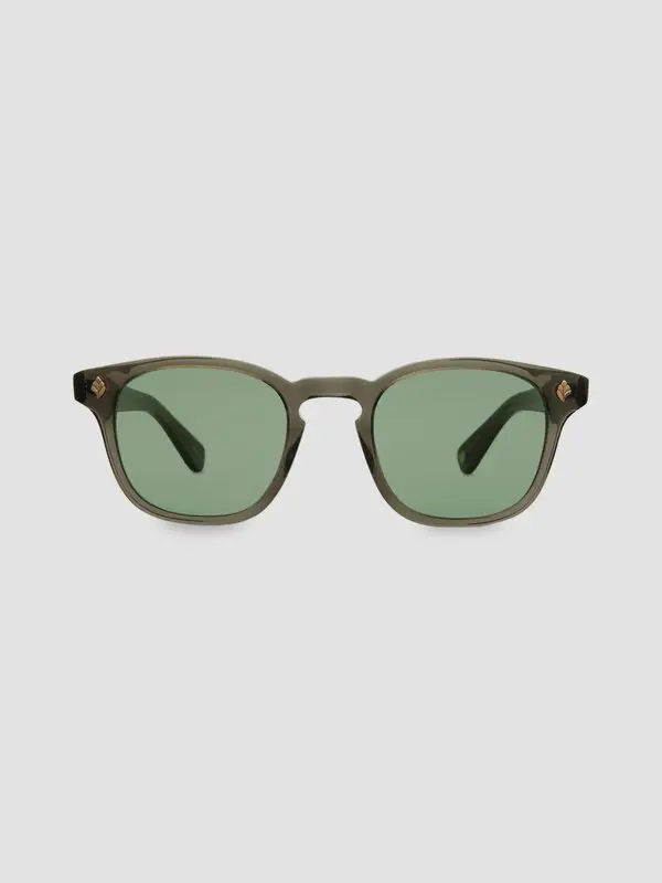 Garrett Leight Ace Sun 47mm Square Sunglasses - Black
