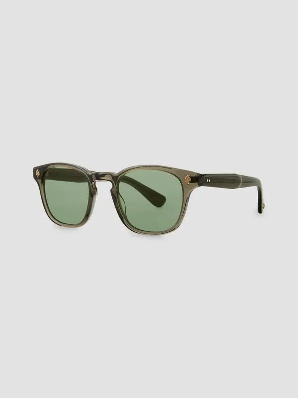 Garrett Leight Ace Sun 47mm Square Sunglasses - Black