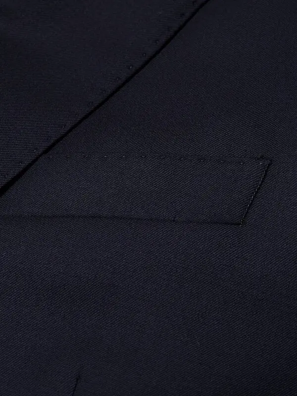 Giorgio Armani Single-breasted Wool Suit - Navy