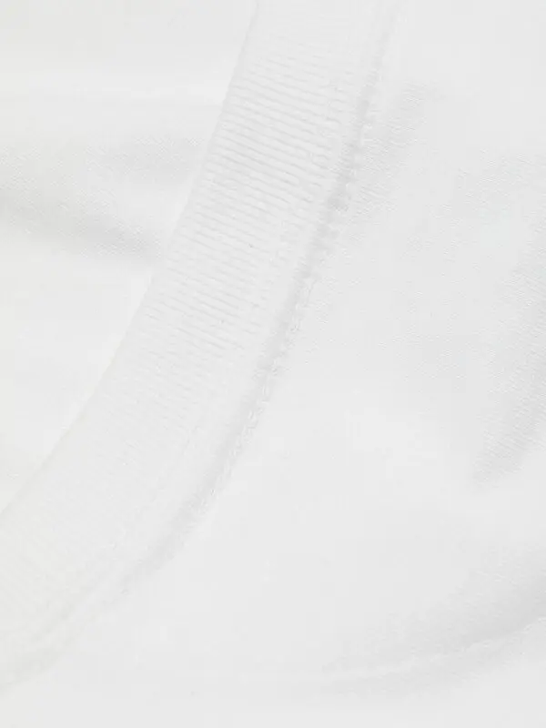 FRAME Short-sleeve Cotton T-shirt - White