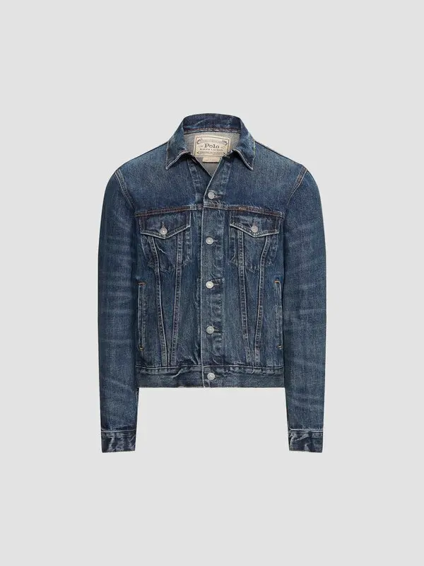 Polo Ralph Lauren Faded Denim Trucker Jacket - Blue