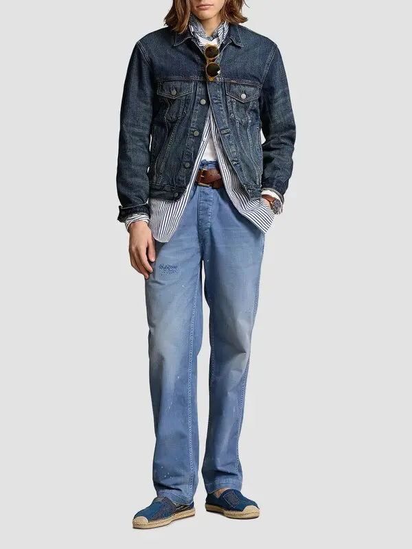 Polo Ralph Lauren Faded Denim Trucker Jacket - Blue